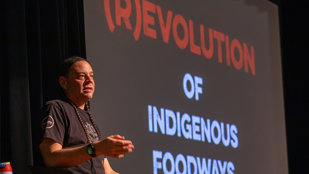 Chef Sean Sherman at JWU: ‘The Future Is Indigenous’ | Johnson & Wales ...