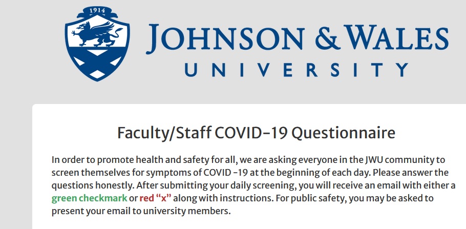 JWU Quick Links | Johnson & Wales University